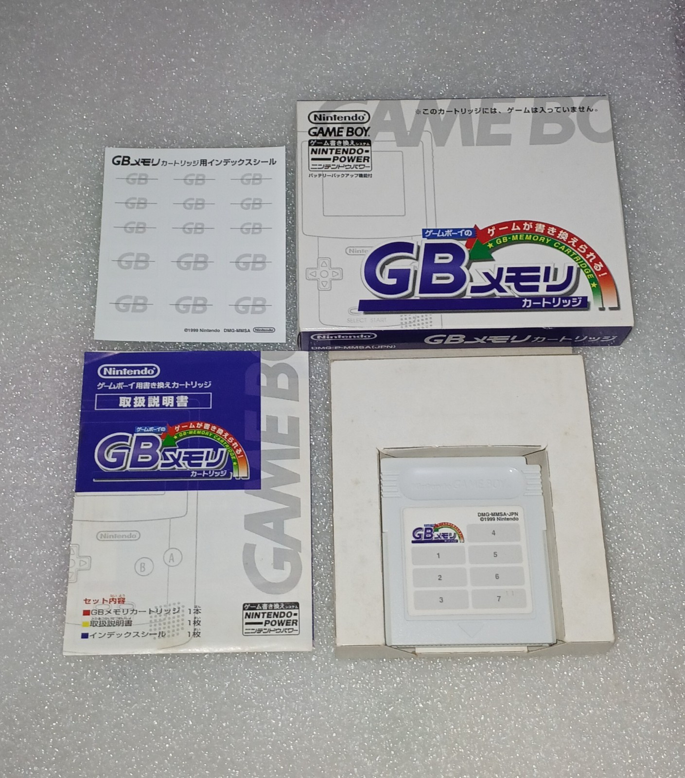 GB MEMORY Gameboy Color with Super Mario Land 2 6 Golden coins DX ...