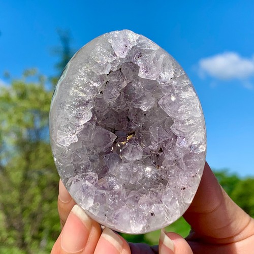 177G Natural Amethyst geode quartz cluster crystal specimen Healing | eBay