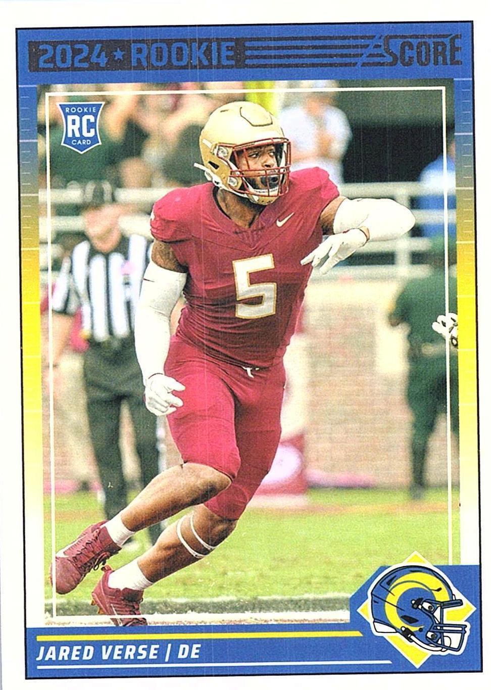 2024 Score - Rookies Jared Verse #312 Purple (RC) for sale online | eBay