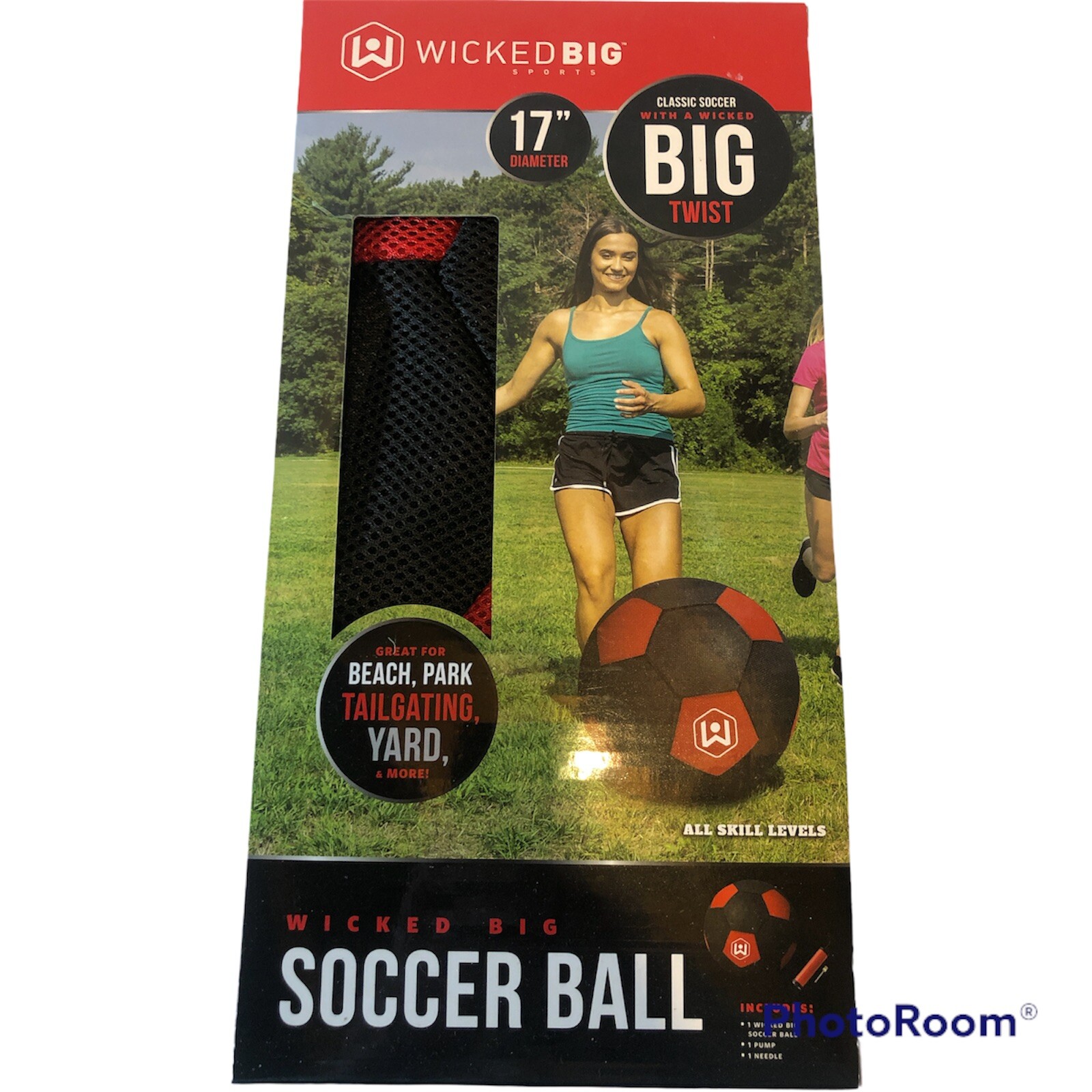 Wicked Big Sports Soccer Ball, 18", Multi-Color | eBay