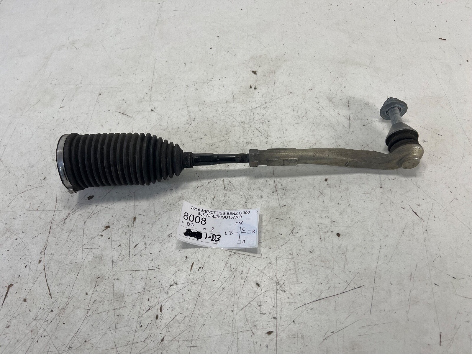 2015-2021 MERCEDES BENZ C300 W205 FRONT LEFT DRIVER SIDE TIE ROD PINION ...