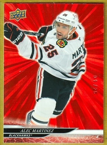 2024-25 Upper Deck Outburst Red #529 Alec Martinez 01/25 | eBay