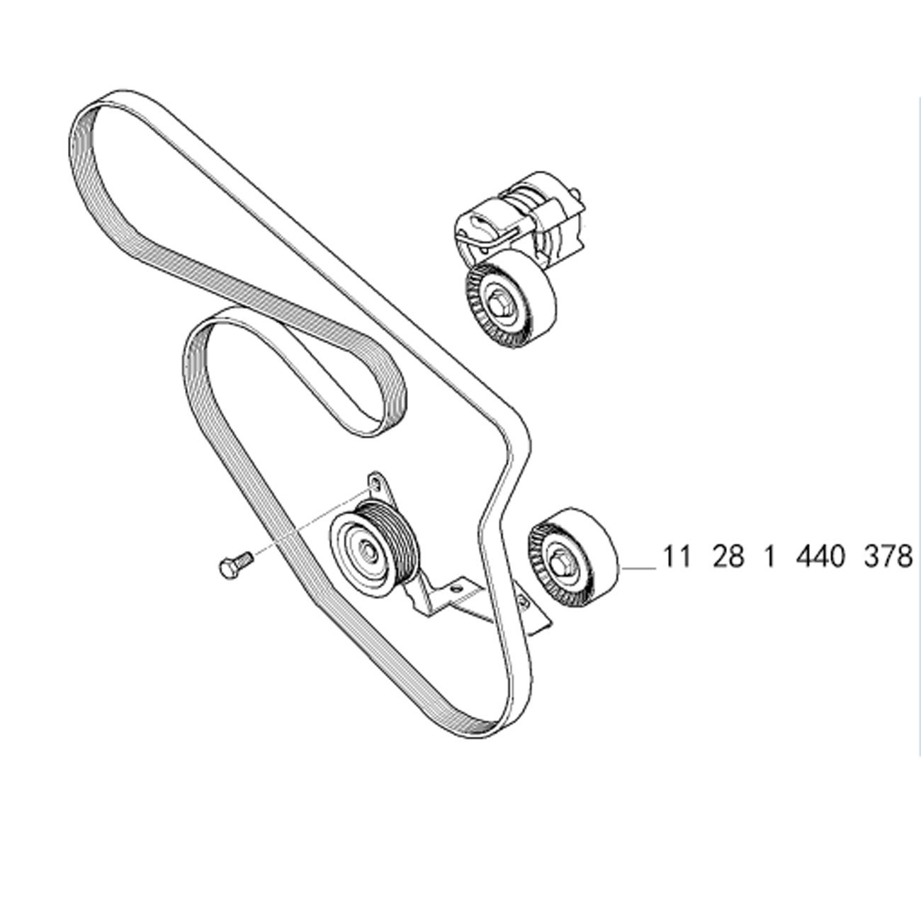 NEW Belt Deflection Idler Pulley for BMW E46 E90 E91 E84 E87 E88 E83 ...