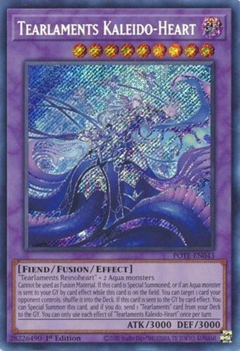 TEARLAMENTS KALEIDO-HEART *** SECRET RARE 1ST EDITION POTE-EN043 YUGIOH ...