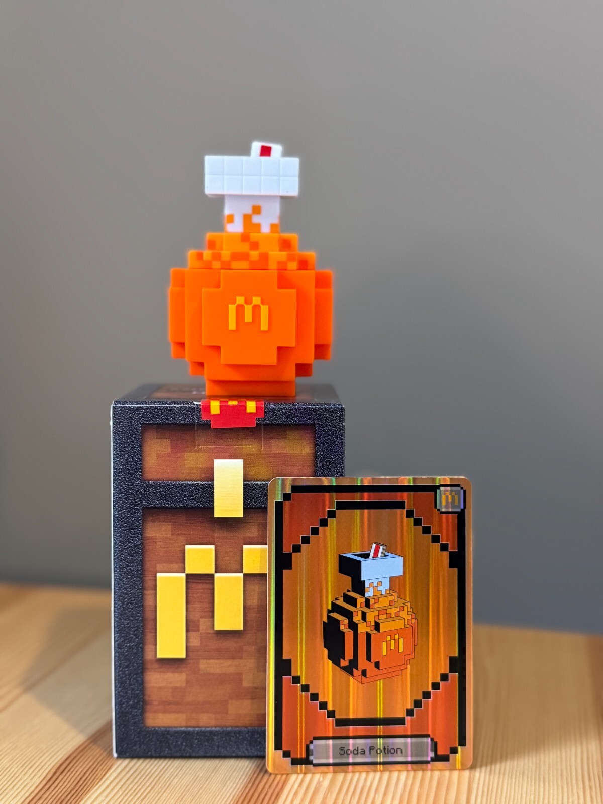 McDonald's Adult Happy Meal Minecraft Movie Soda Potion Toy New in Box ...