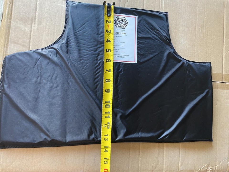 Level 3a Soft Armor Inserts For Vest. Lightweight Armor For Green2 ...