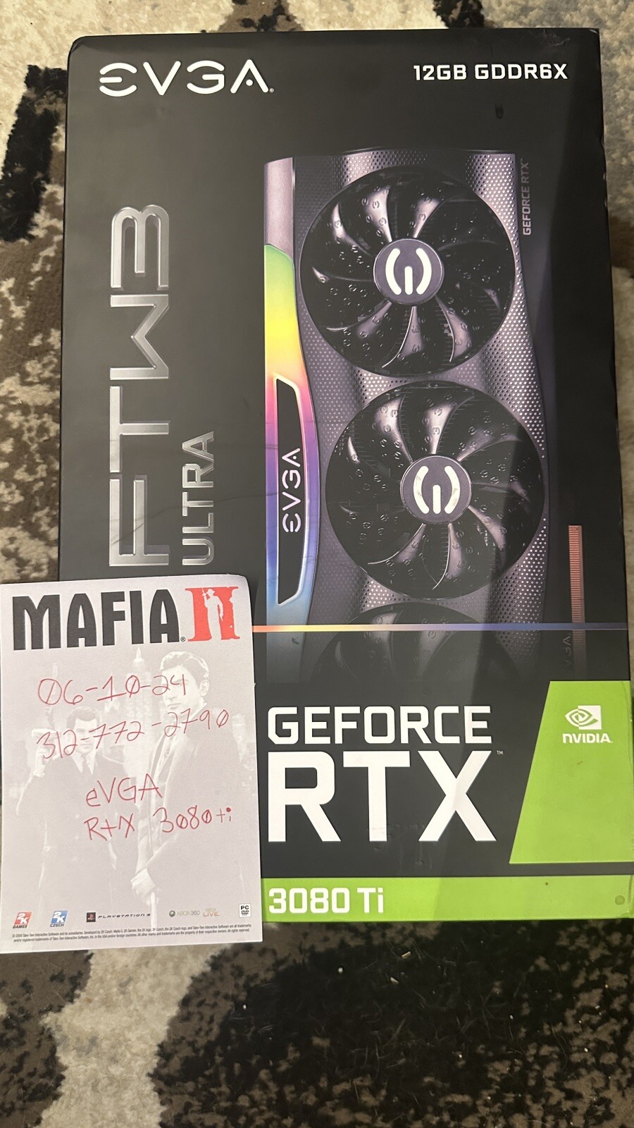 EVGA GeForce RTX 3080 Ti FTW3 ULTRA GAMING 12GB GDDR6X Graphics Card ...