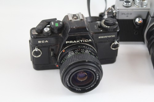 SLR Vintage Film Cameras Inc Fujica & Praktica BCA Etc Mechanically Working x 3 | eBay