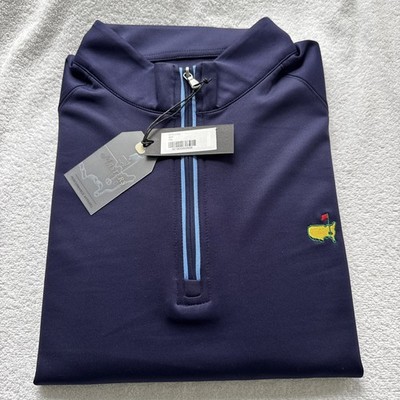 Masters Tech XXL Navy 1/4 Quarter Zip Golf Pullover Augusta National ...