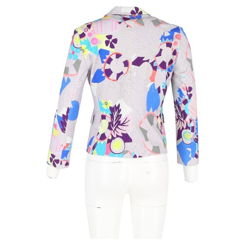Etro Printed Blazer In Cotton Women Multicolor Size 44 | eBay