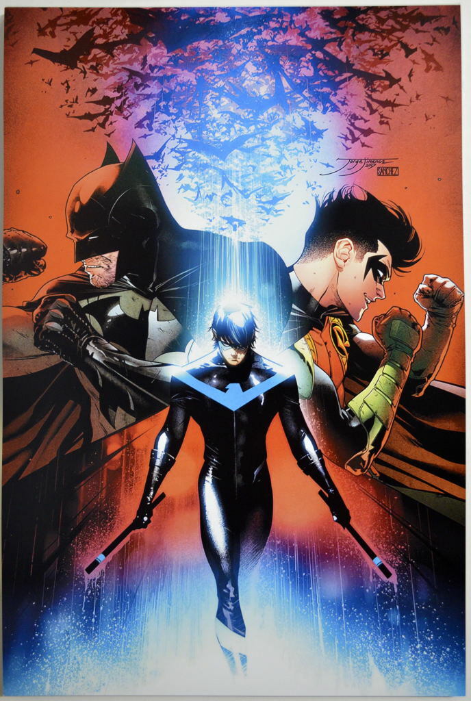 BATMAN ROBIN NIGHTWING Print DC Jorge Jimenez art | eBay