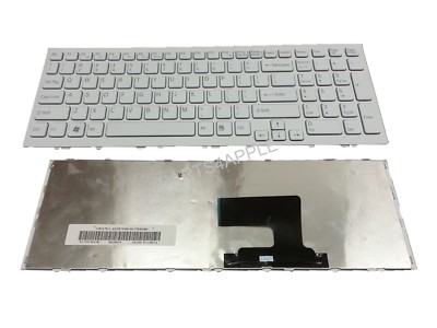 WHITE NEW Sony VAIO PCG-71811L PCG-71811M PCG-71811W US Keyboard ...