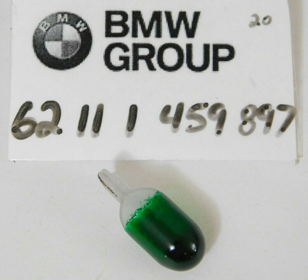 1 NEW Genuine BMW K75 K100 K1100 R100 RS/RT 88-95 Green Instrument Bulb ...