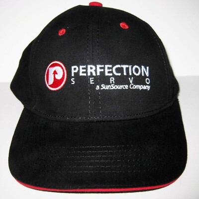 PERFECTION SERVO ® SunSource ® Company - Black - Golf Baseball Cap Hat ...