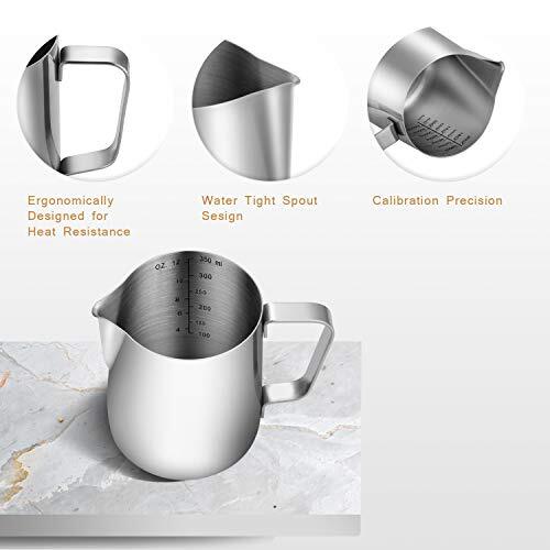 Milk Frothing Pitchersteaming Pitchers 12ozespresso Steaming Pitcher ...