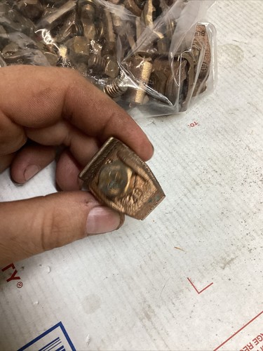 Bag of 25 Burndy GB26 Ground Wire to Bar 4-2/0 AWG Wire Direct Burial ...