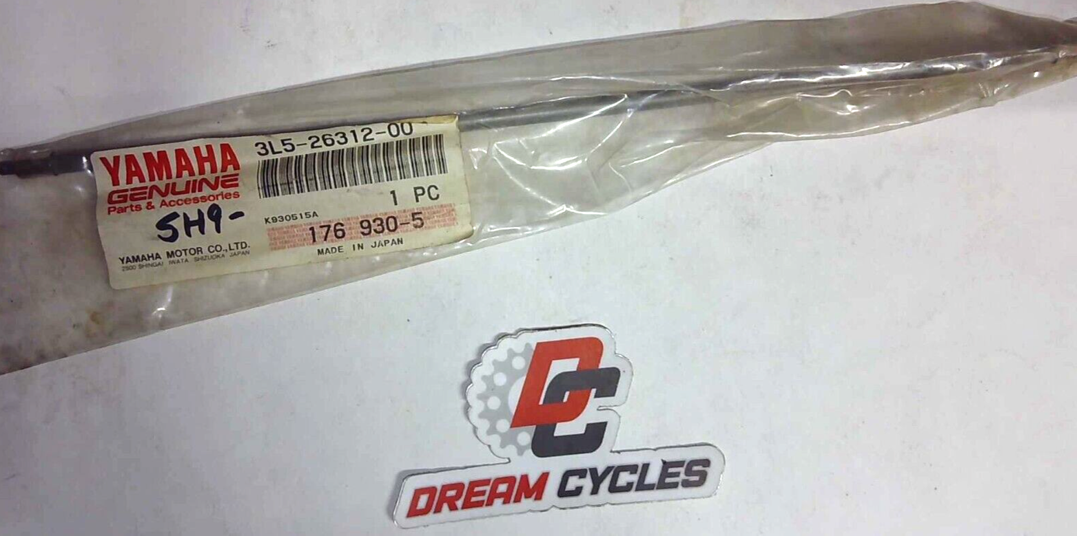 NOS GENUINE YAMAHA QT50 THROTTLE CABLE 2 OEM 5H9-26312-00-00 FAST SHIP ...