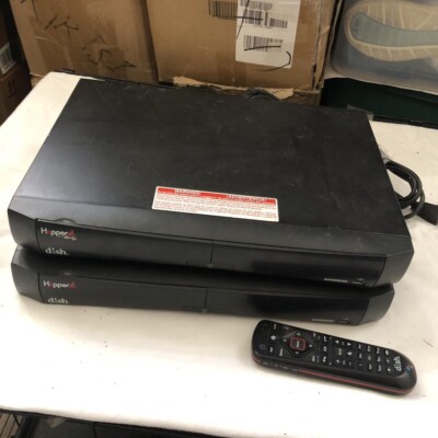 Bundle Lot Dish Network Hopper & Hopper With Sling Plus Remote | eBay