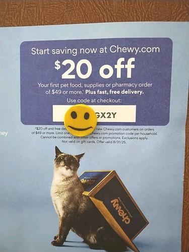 Chewy $20 OFF Pet Food, Supplies, Pharmacy Order $49 with Code.Expires ...