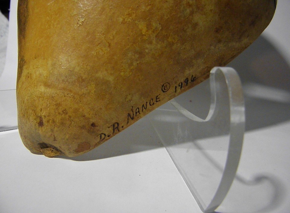 Vintage Gourd Mask by D.R. Nance, Native American Art New Mexico | eBay