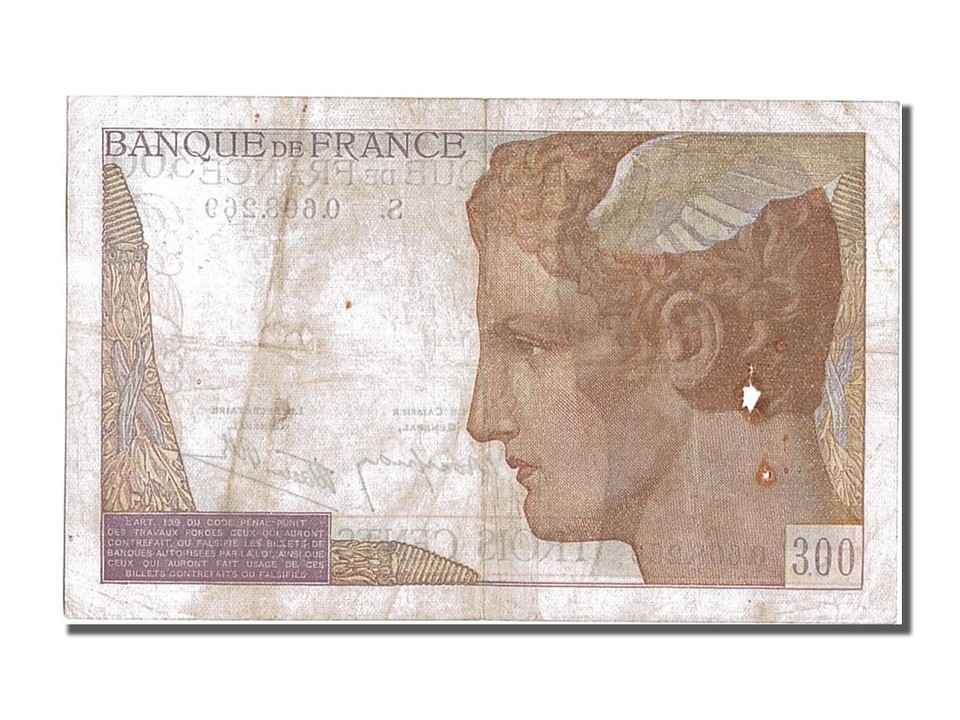 [#202270] Banknote, France, 300 Francs, 300 F 1938-1939, 1938, EF ...