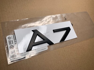 OEM Rear Boot Trunk A7 Matte Black Badge Sticker for AUDI A7 | eBay