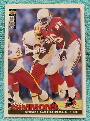 1995 COLLECTOR'S CHOICE CLYDE SIMMONS #233 ARIZONA CARDINALS | eBay