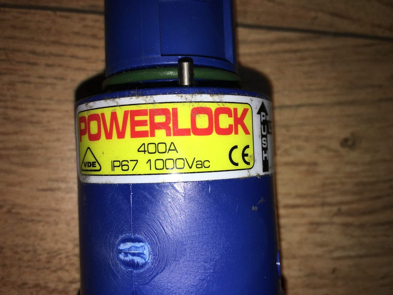 ITT Cannon Veam Powerlock 400 Amp Cable Mounted Neutral Plug Drain ...