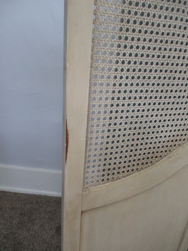 Vintage French Provincial Room Divider / Screen with Cane Top | eBay