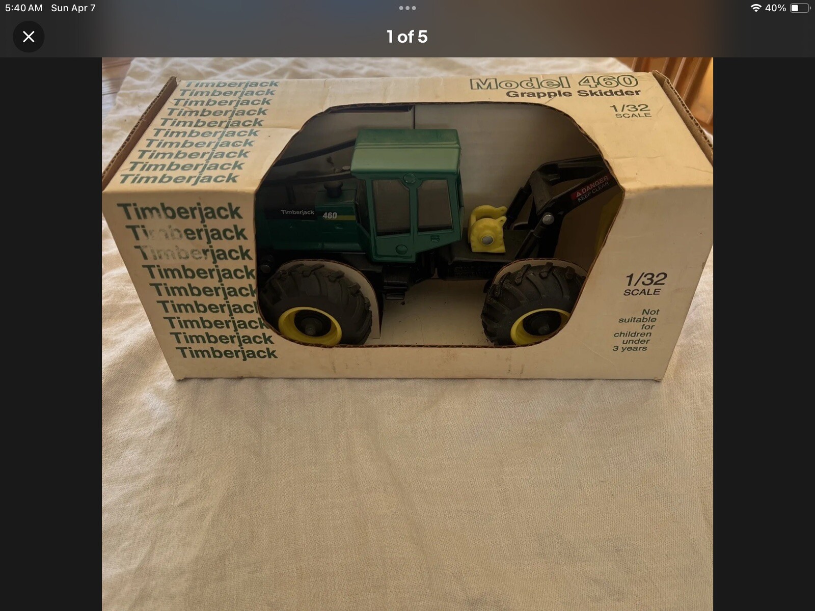 Timberjack 460 Grapple Skidder Toy - Supply Chain Indonesia