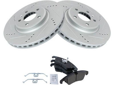 Front Brake Pad and Rotor Kit 17VTZZ23 for Audi A4 Quattro A5 Q5 2009 ...