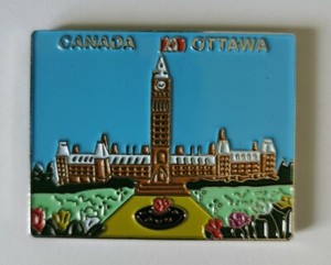 Canada Ottawa Metal Tourist Travel Souvenir Gift Collectable Fridge ...
