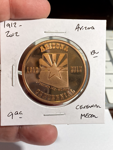 1912-2012 Arizona Centennial Commemorative Medal | eBay