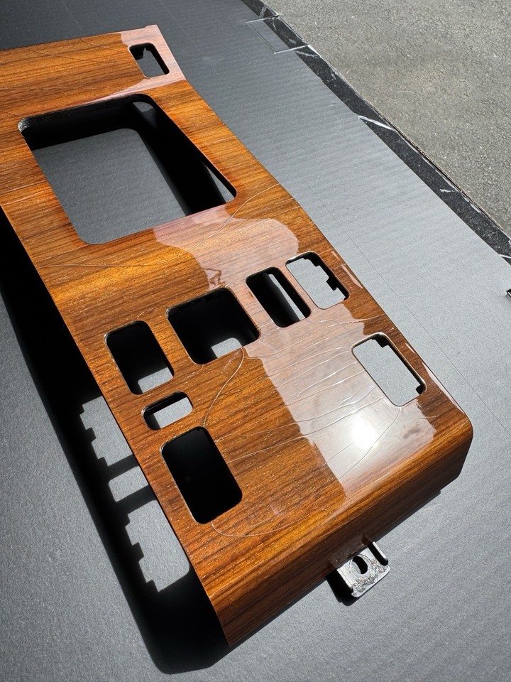 Mercedes Benz W124 Center Console Wood Trim Zebrano | eBay