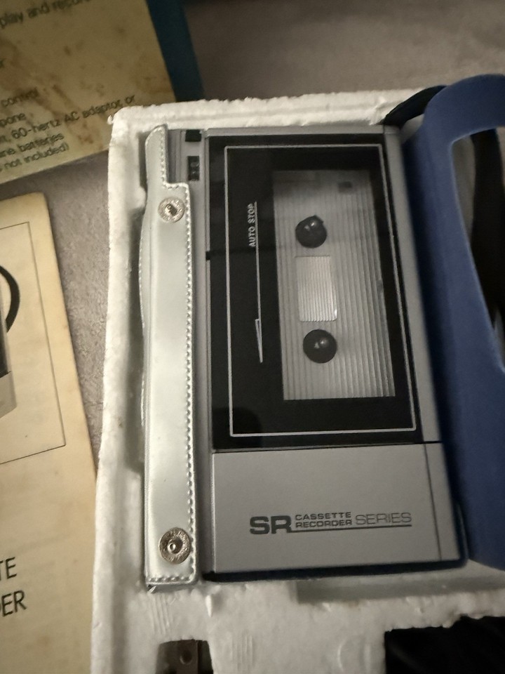 1982 Sears Cassette Player Recorder in Box #57 21741 Excellent ...