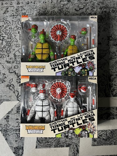 NECA Teenage Mutant Ninja Turtles SDCC 2024 First Turtles + Black/White ...