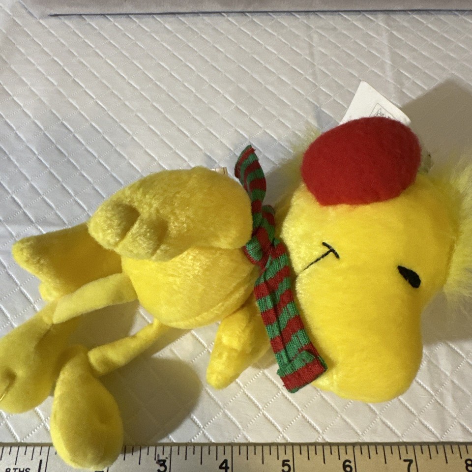 Kohl's Cares 14" Snoopy and Peanuts 7" Woodstock With Ear Muffs Plush ...