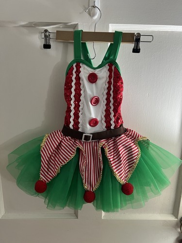 Weissman Sparkle Jolly Twinkle Jingley Ballet Elf Dance Costume size SC ...