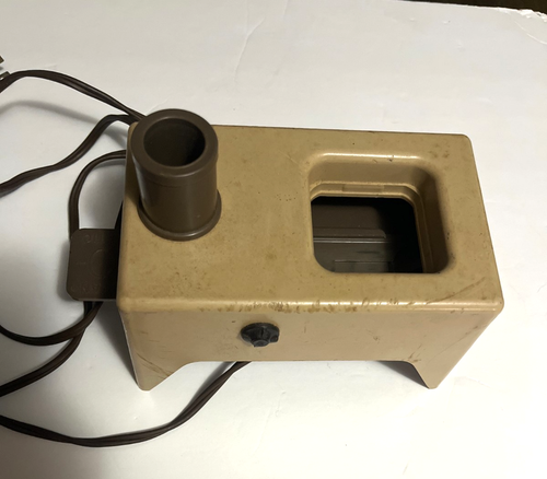 VINTAGE Scan-O-Matic Coin Viewer Magnifier Orig Ed 1950s Beige Electric ...