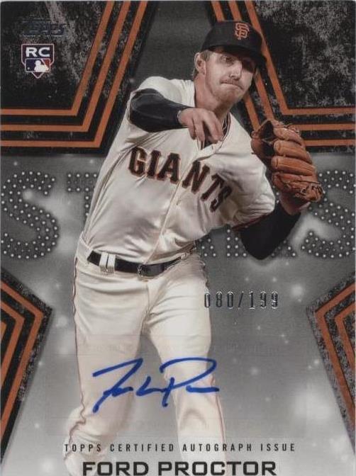 2023 Topps Series 2 - Baseball Stars Autographs Ford Proctor #BSA-FP ...