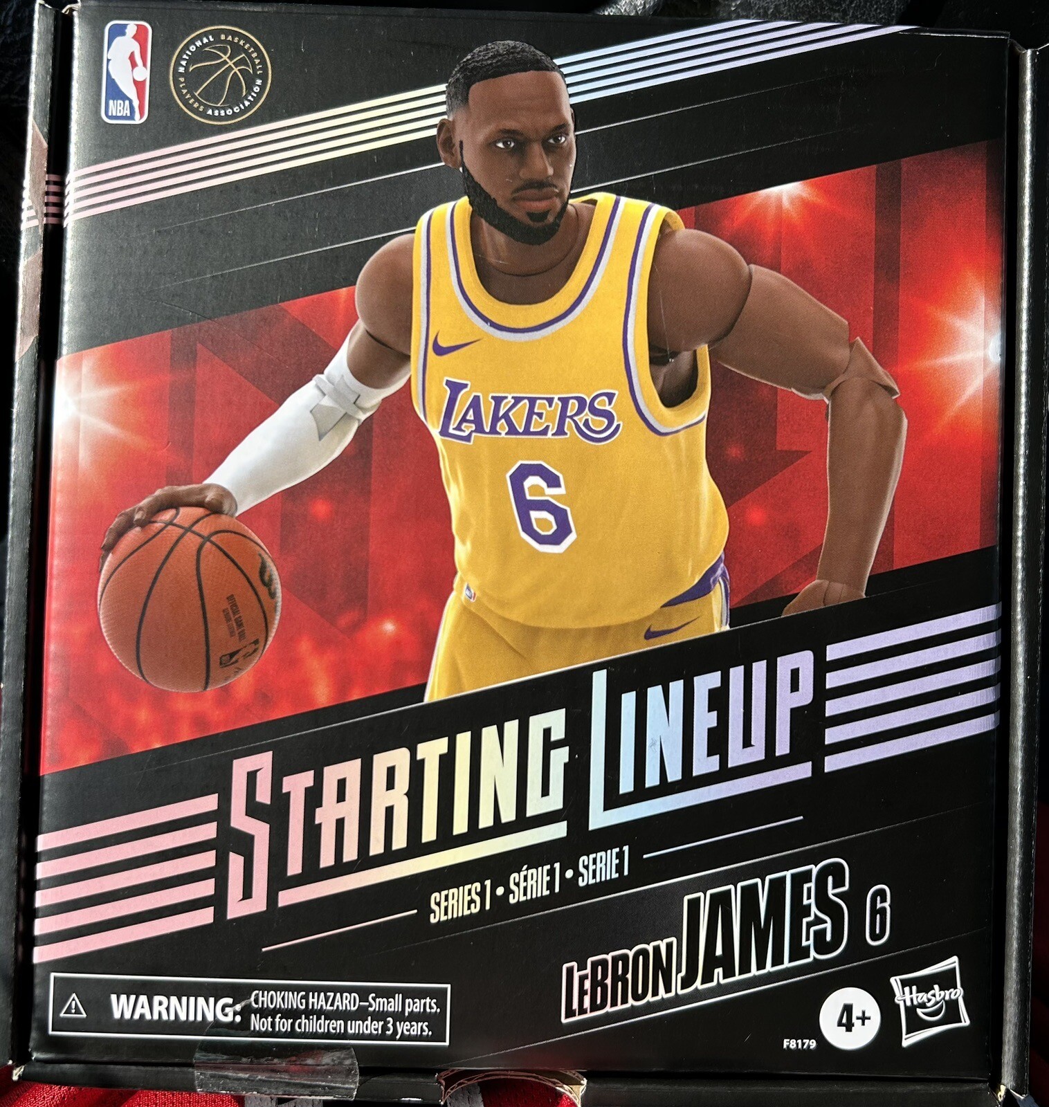 Hasbro Starting Lineup NBA Series 1 LeBron James LA Lakers 6-Inch ...