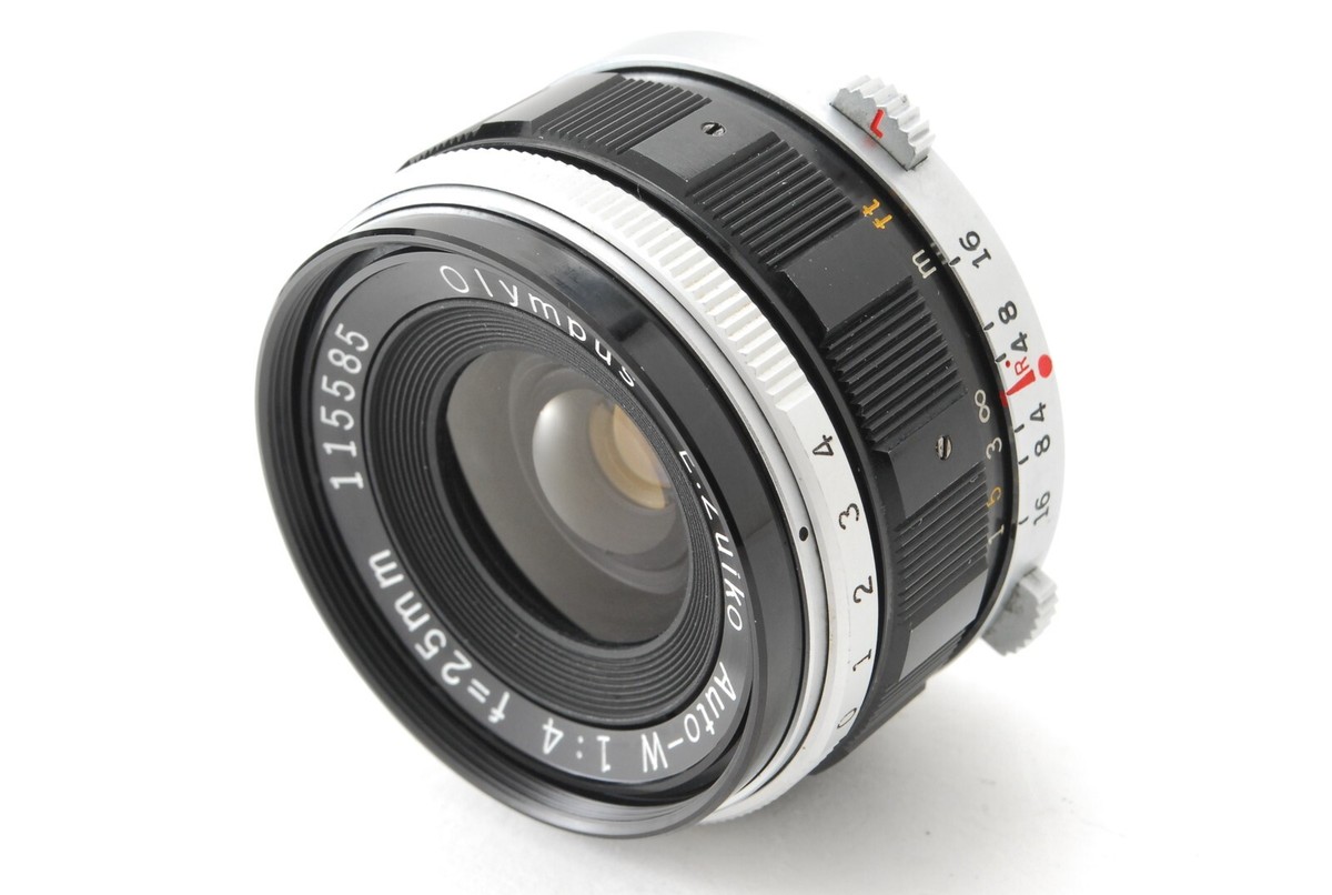 MINT-】 Olympus E.Zuiko Auto-W 25mm f/4 MF Lens For Pen From MINT-】 Olympus E.Zuiko Auto-W 25mm f/4 MF Lens For Pen From