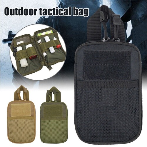 Mini Tactical Molle Gadget Utility Compact EDC Pocket Organizer Pouch ...