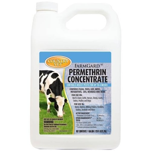 Permethrin 13% Concentrate Livestock & Premise Spray Fly Repellent - 1 ...