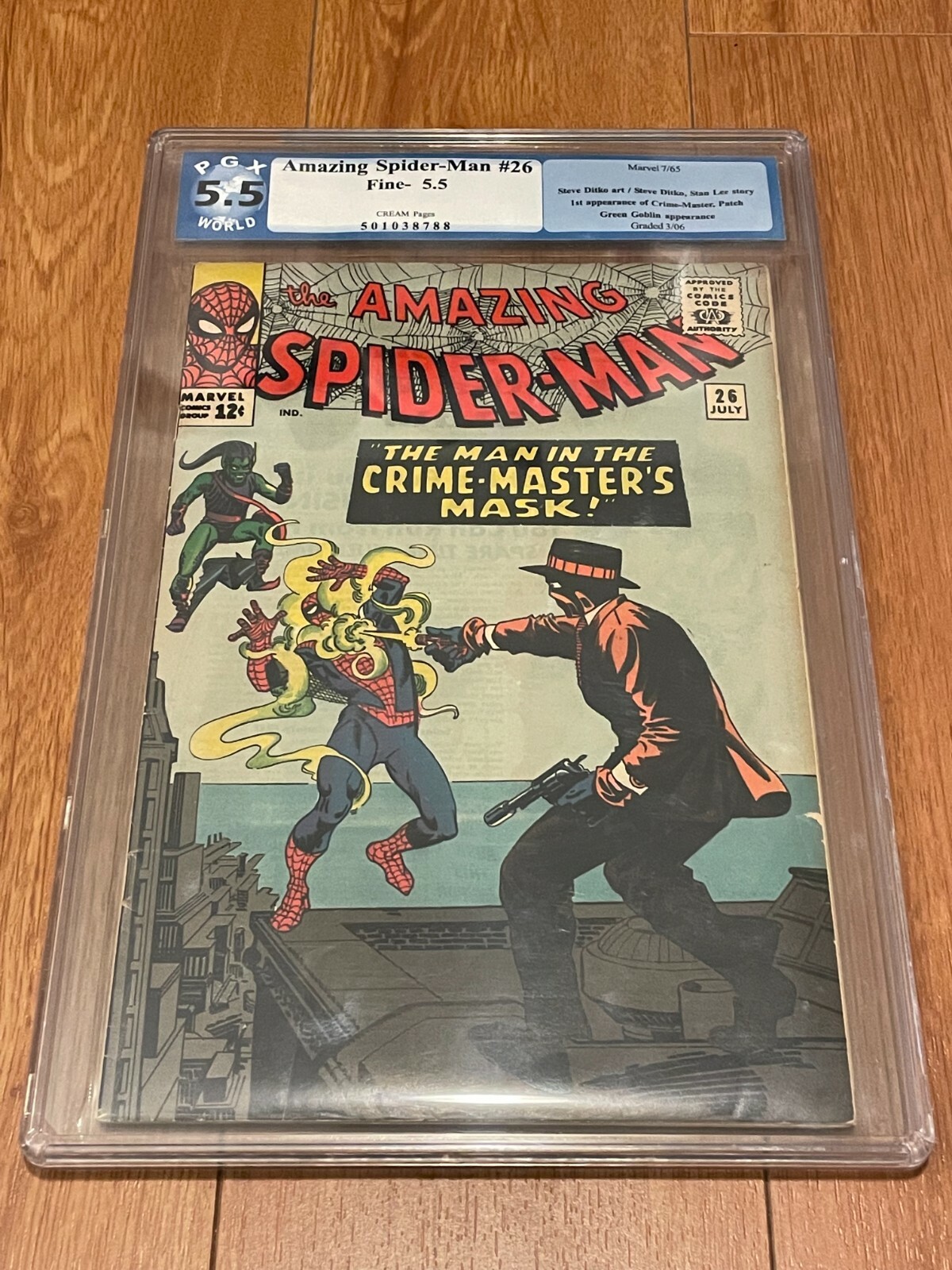 Amazing Spider-Man #26 (1965) PGX 5.5, 1st App of Crime Master, Green ...
