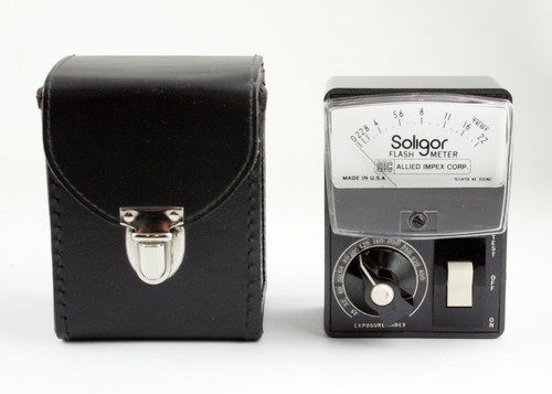 Soligor Flash Meter w/Case - Vintage - Works! | eBay