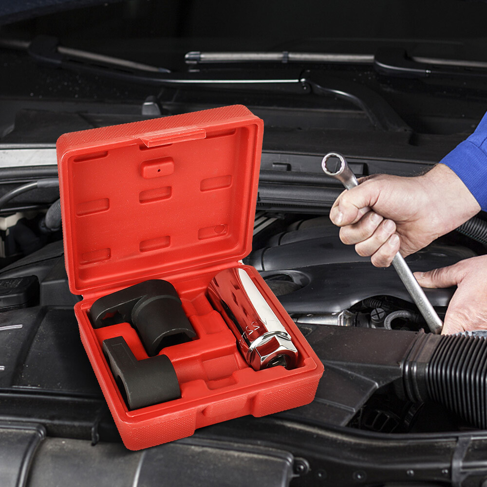 3Pcs O2 Oxygen Lambda Sensor Socket 6 Point Wrench Tool Remover ...