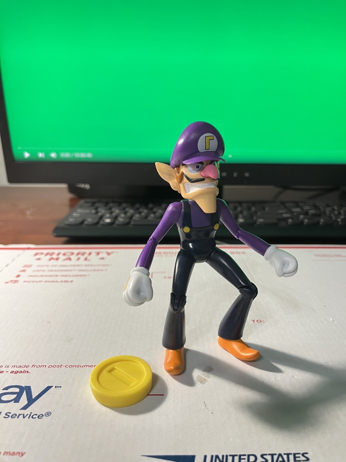 Jakks Pacific World Of Nintendo: Waluigi Action Figure (RARE ...