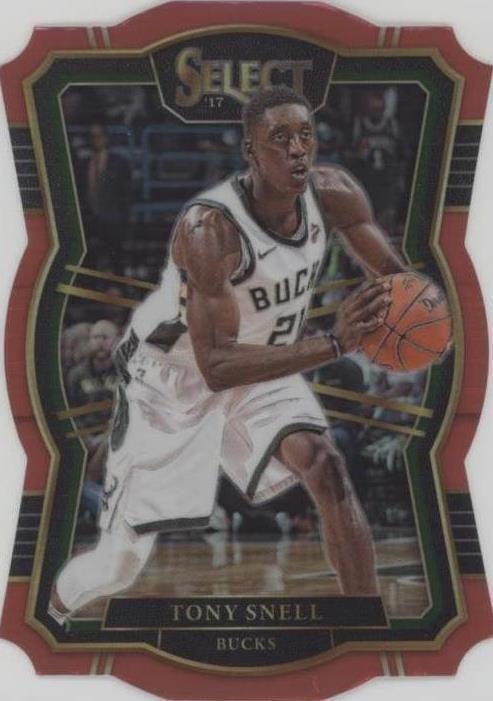 2017-18 Panini Select - Premier Level Tony Snell #118 Red Die-Cut Prizm ...
