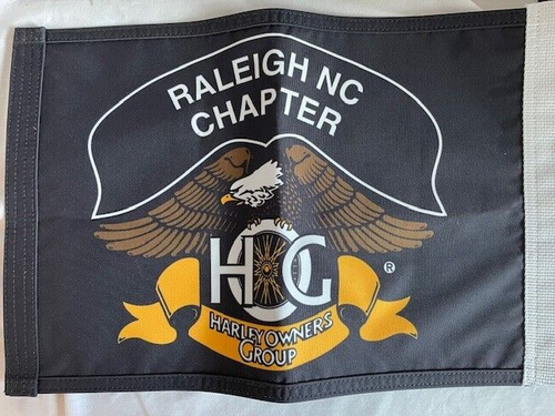 Harley Davidson HOG Owners Group Raleigh, NC Flag | eBay